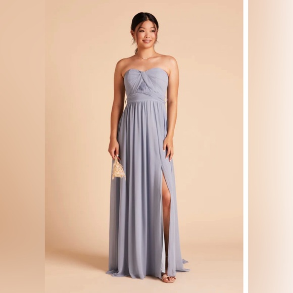 Birdy Grey | Dresses | Birdy Grey Grace Convertible Dress Dusty Blue ...